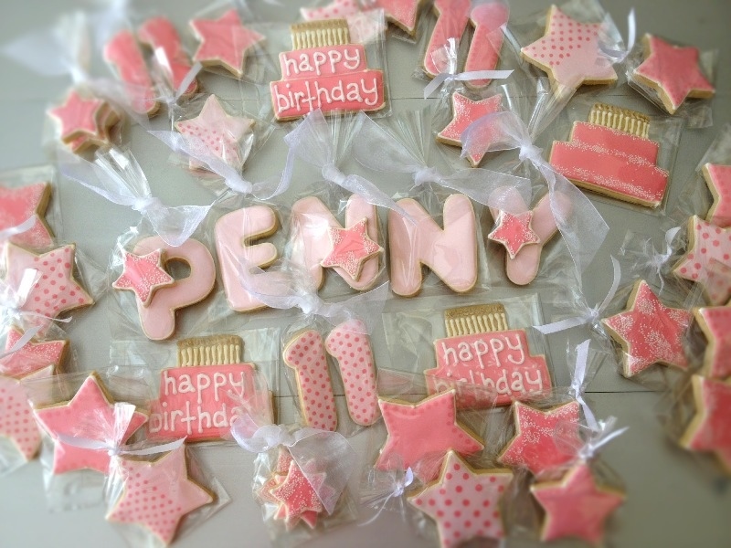 Dough and Batter: super star 11th birthday cookies for penny