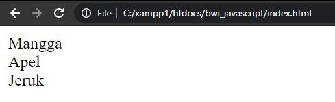 Belajar Mengenai Array Pada JavaScript - BelajarwithIB