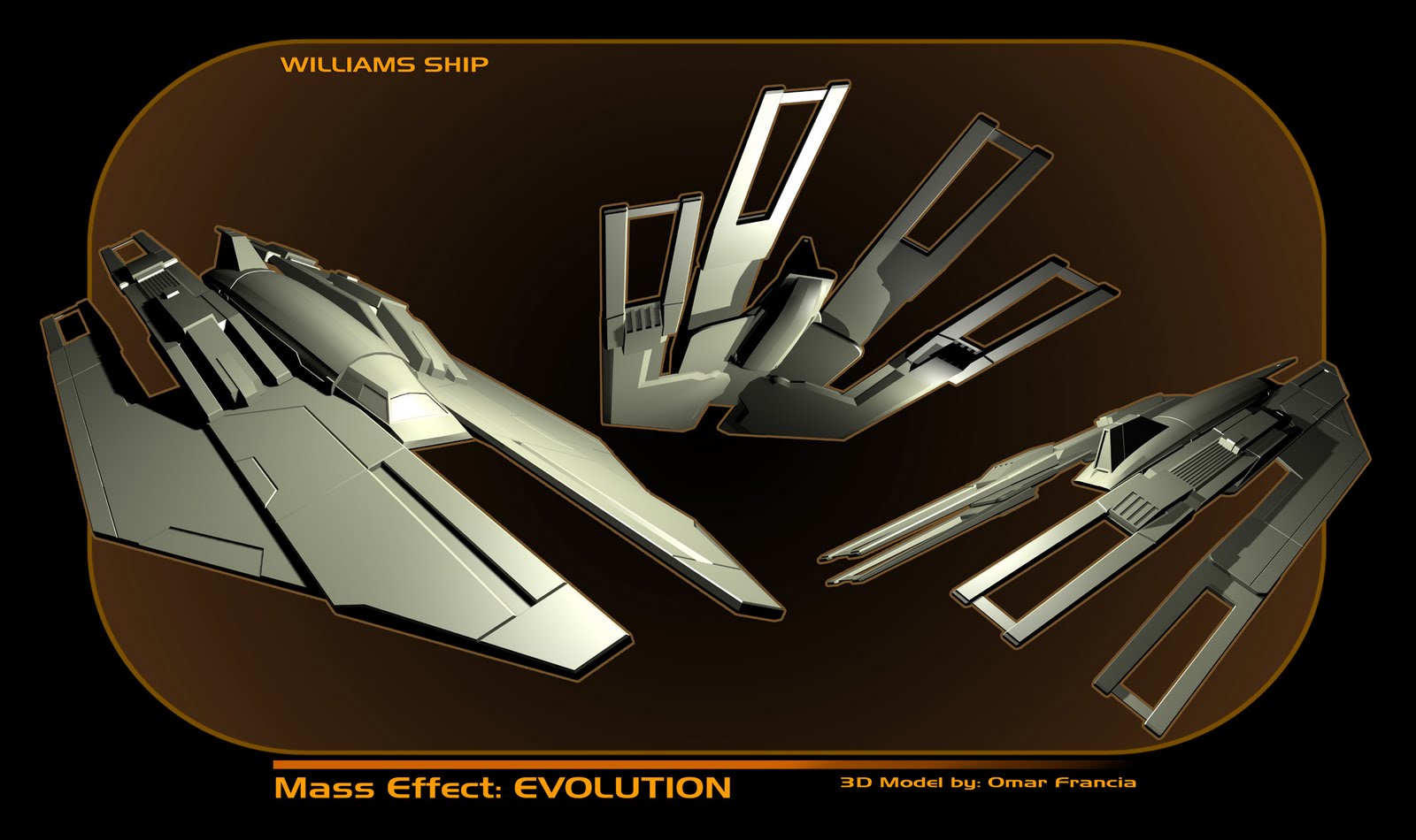 OMAR FRANCIA - Comics: MASS EFFECT: Evolution - 3D Art - PART 1