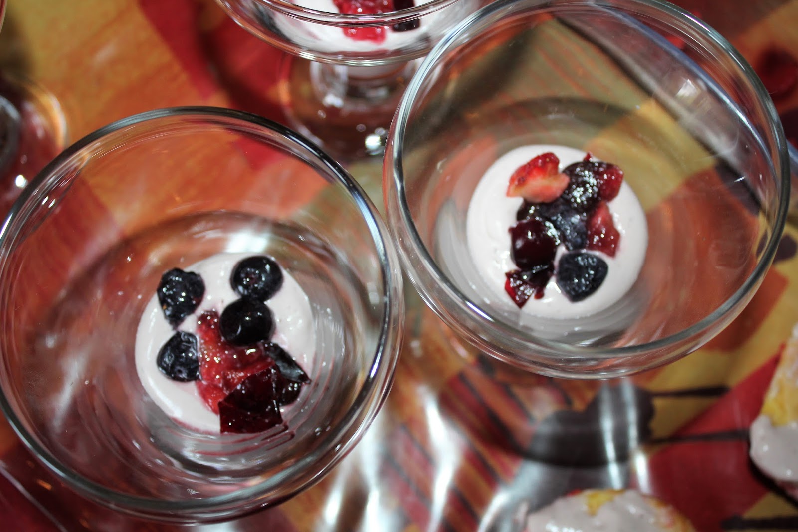 St-Honoré au fruits rouges en verrine