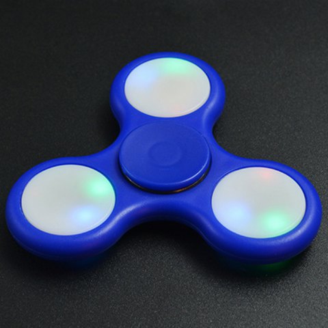Rotating Fidget Finger Spinner with Color Changing LED Lights ...