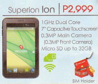Cherry Mobile Superion Ion and Superion Lite, Dual Core Tablets with ...
