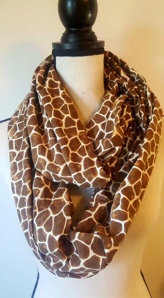 I Can Work With That; Refashions by Chickie W.U.: Giraffe Scarf