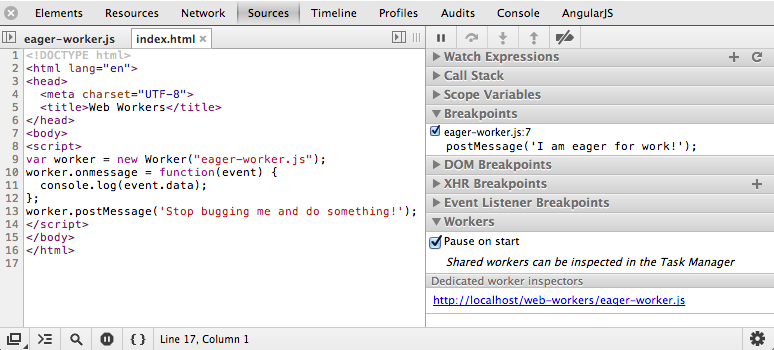 The Tapir's Tale: Web Workers