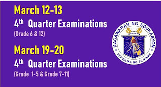 Deped schedules final exam on March 12-13 - Deped Tambayan