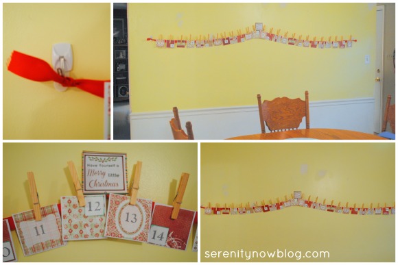 Serenity Now: DIY Ribbon and Envelope Advent Calendar (Christmas Advent ...
