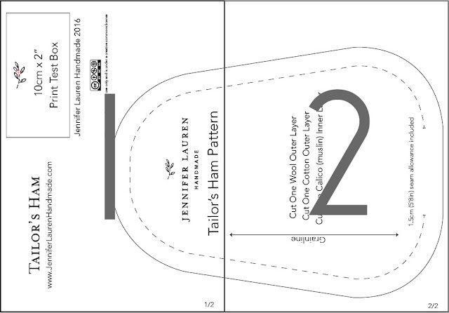 How to Make a Tailor's Ham - with Free Pattern | Jennifer Lauren Handmade