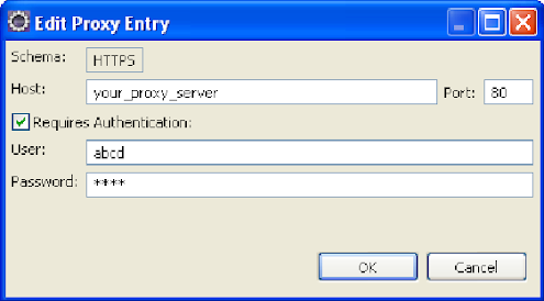 Eclipse Not Able To Connect Internet, Market Place - Configure Connection Proxy Settings - Example
