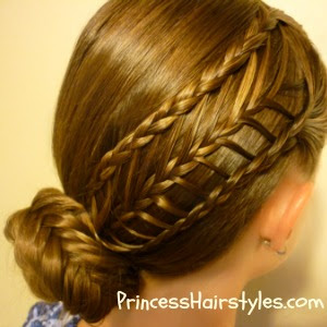 Arrow Braid Hairstyle Tutorial | Hairstyles For Girls - Princess Hairstyles