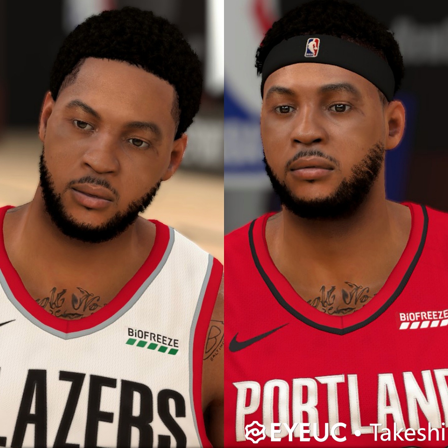NBA 2K20 Carmelo Anthony Cyberface - Shuajota: NBA 2K24 Mods, Rosters ...
