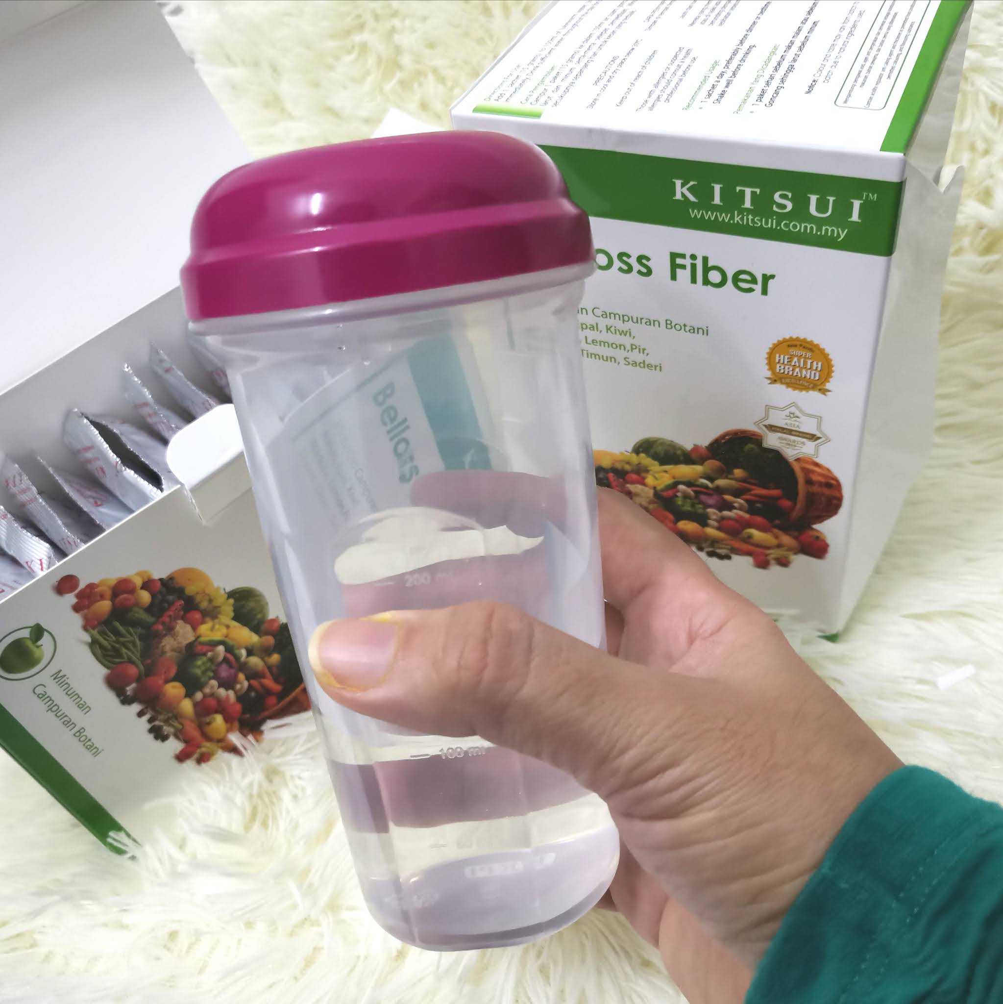 Kitsui Review - Belloss Fiber dan Korean Whitie + Plus | Mesti Cuba ...