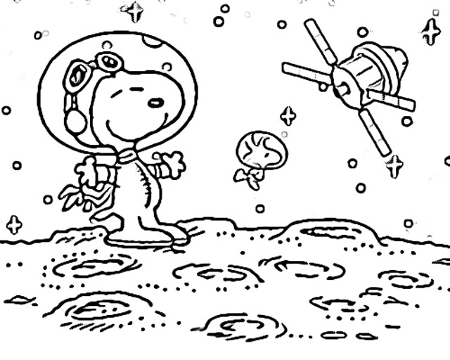 Snoopy Red Baron Coloring Pages