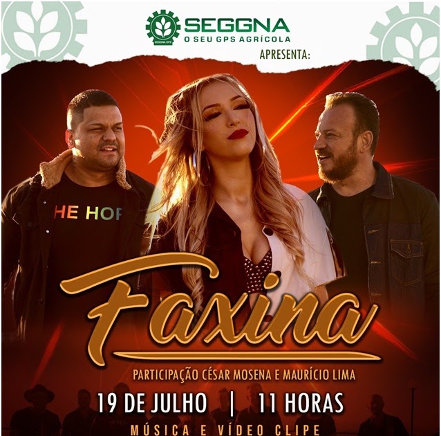 DF divulgações : BANDA 10 - FAXINA . PART. CÉSAR E MAURÍCIO LIMA