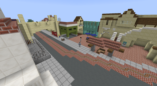 Buena Vista Street Minecraft Disney Parks