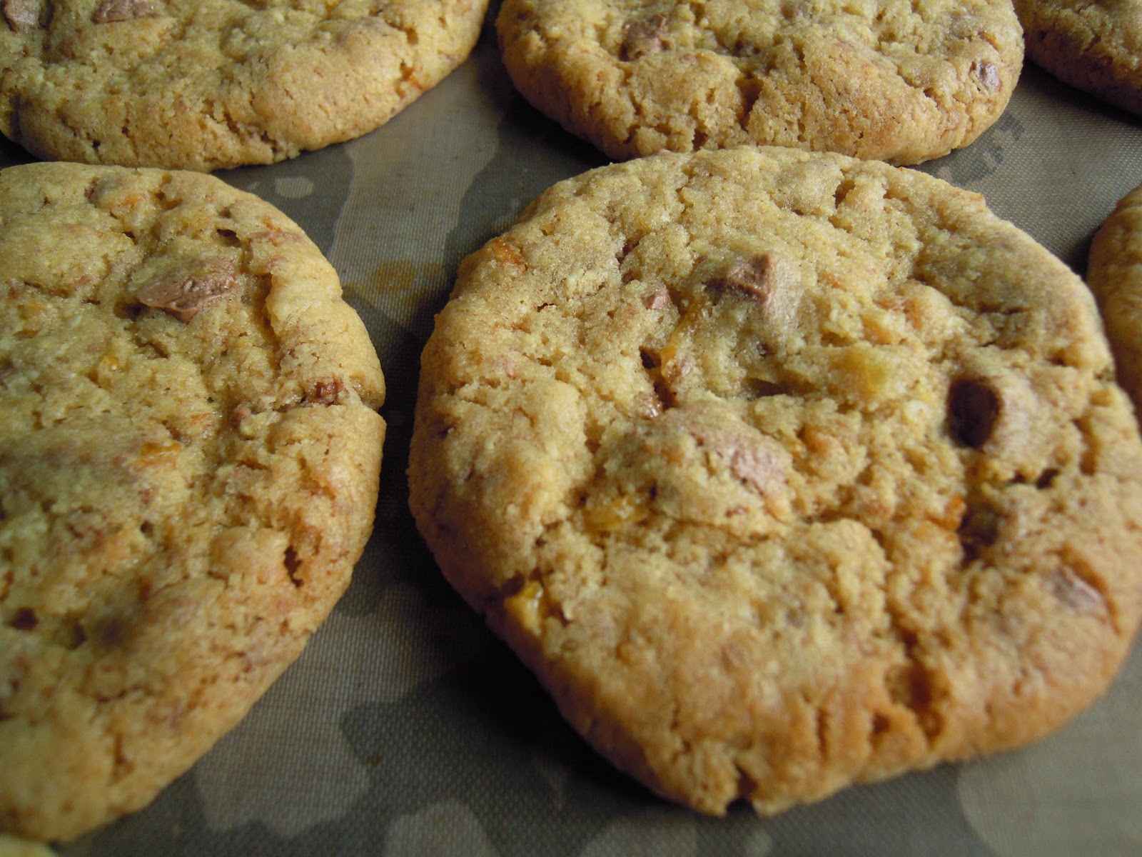 Så himla gott: Orange chocolate chip cookies/Apelsin choklad kakor