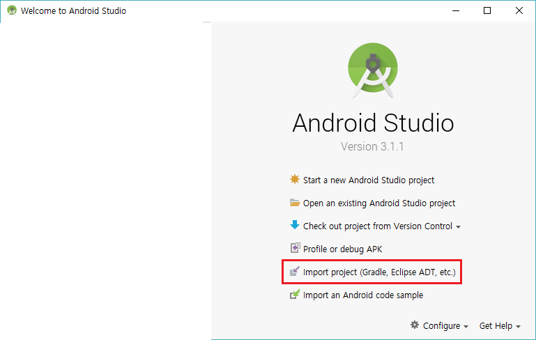 [Android Studio] Android Studio에서 Eclipse 프로젝트 열기 (the output path is ...