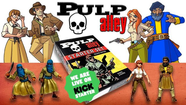 Pulp Alley: Tabletop Game Kickstarter Spotlight - EverythingBoardGames.com