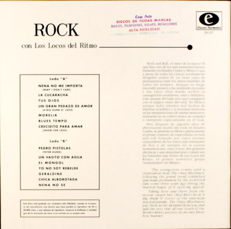 cecilioperlan2: Los Locos Del Ritmo 1959 - Rock Con los Locos del Ritmo