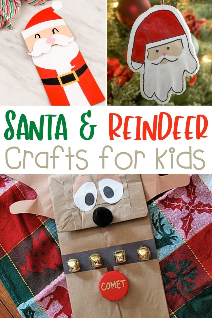 15 of the Best Santa and Reindeer Crafts for Kids to Make