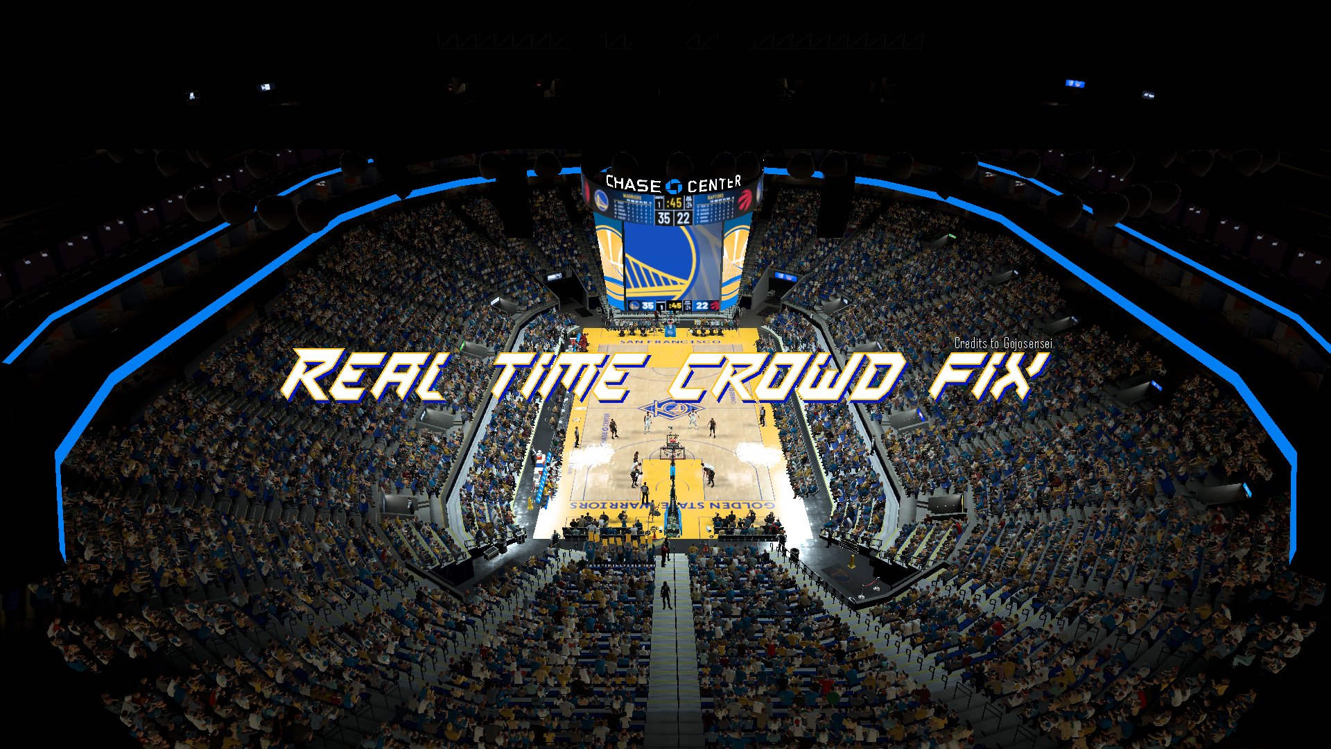 NBA 2K22 Golden State Warriors Arena Next Gen Enhanced Lighting by Zurci