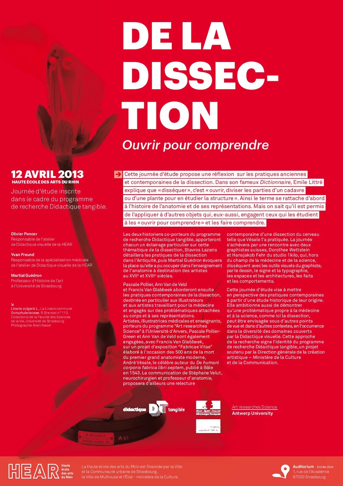 Historien.nes de la santé: De la dissection