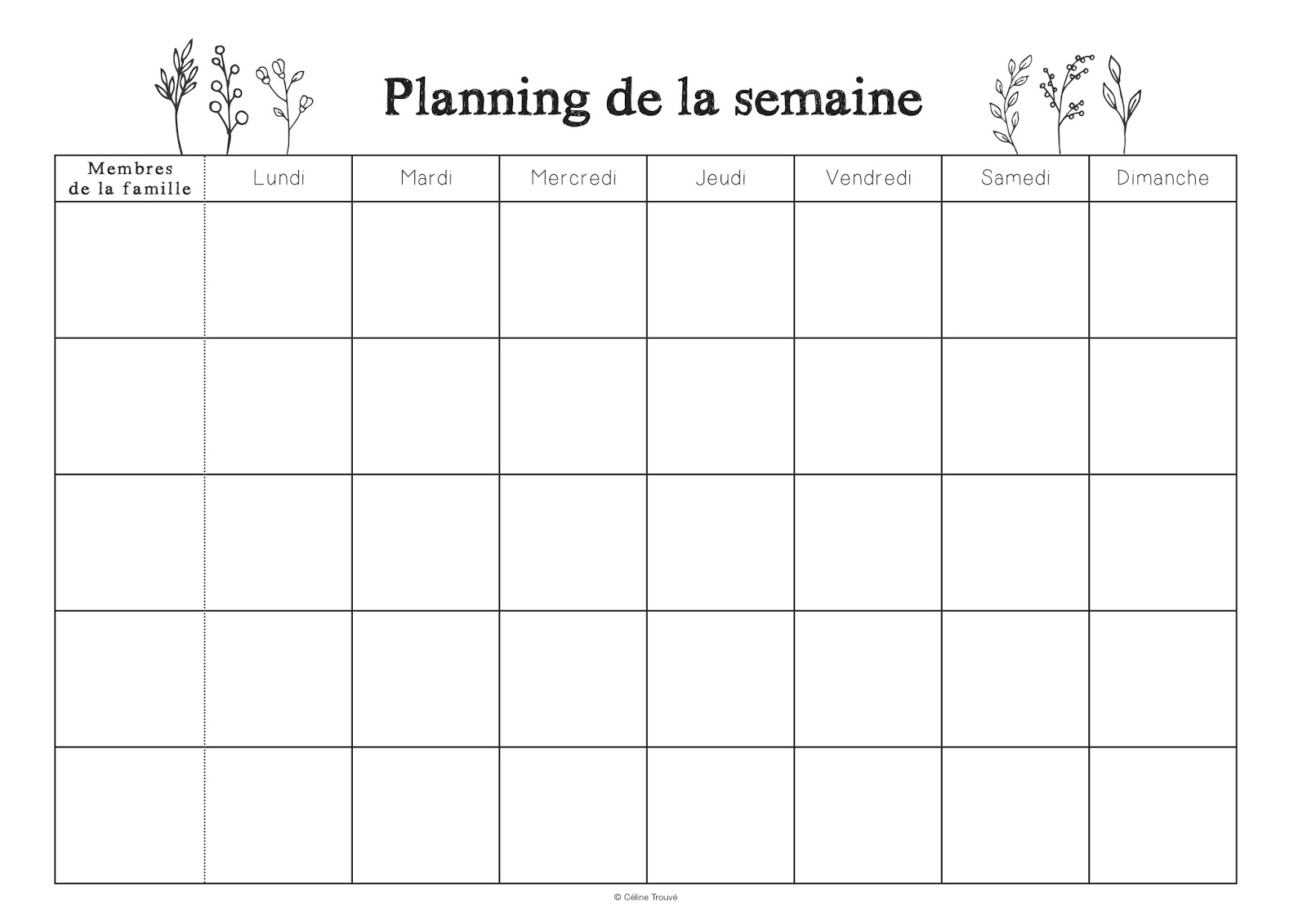 Céline graphiste // maquettiste: CALENDRIER 2017 et PLANNING de la ...