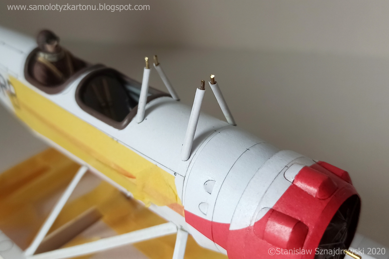 Samoloty z kartonu: Relacja/Model build - RWD 17W - Część V - ostatnia ...