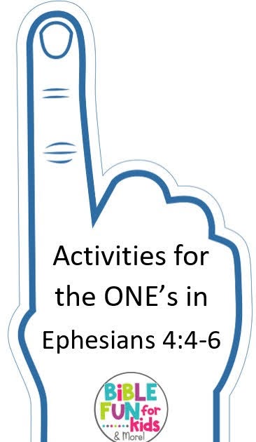 ONE in Ephesians 4 | Bible Fun For Kids