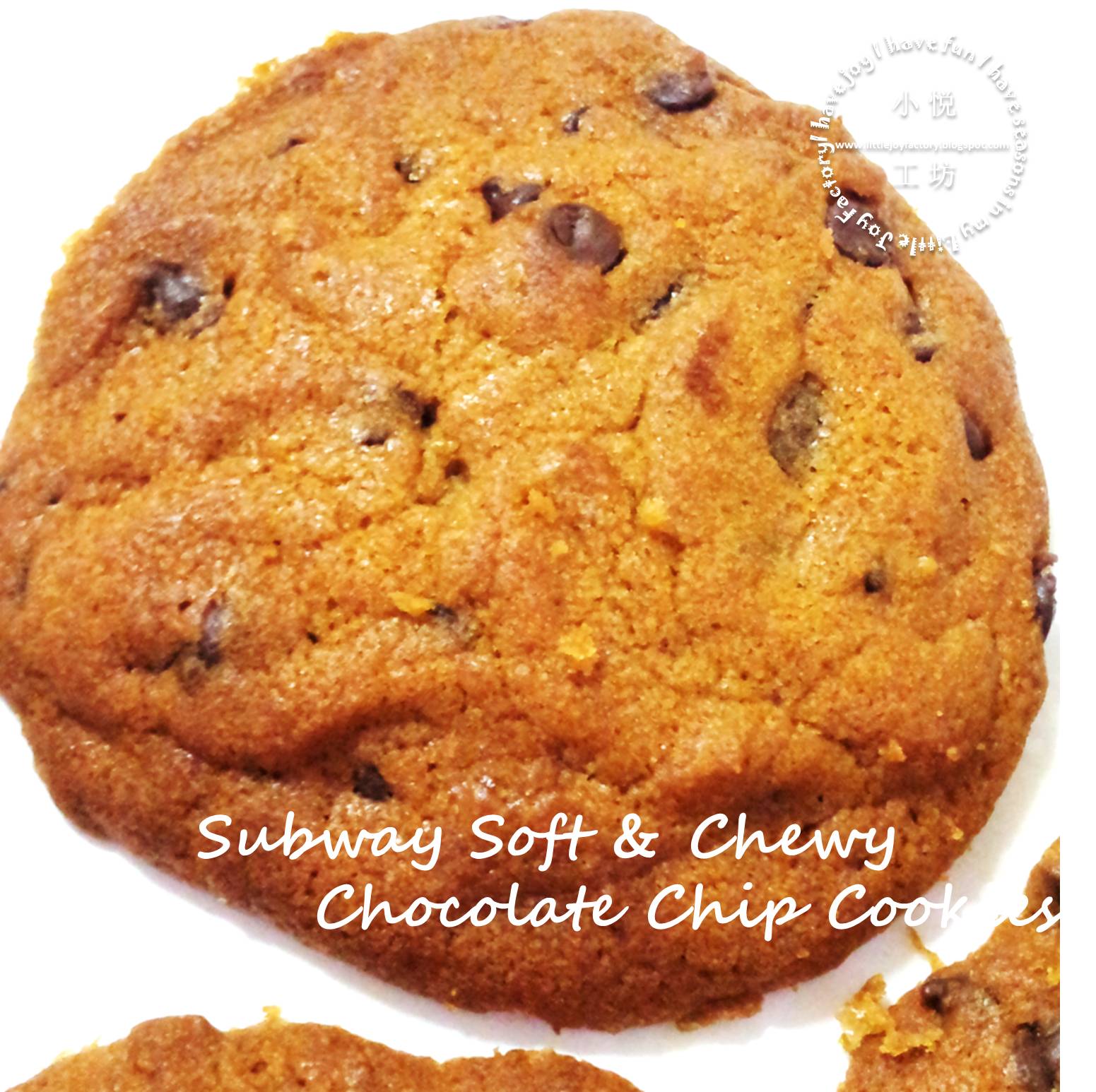 Copycat Subway Chocolate Chip Cookies 山寨版赛百味巧克力粒曲奇