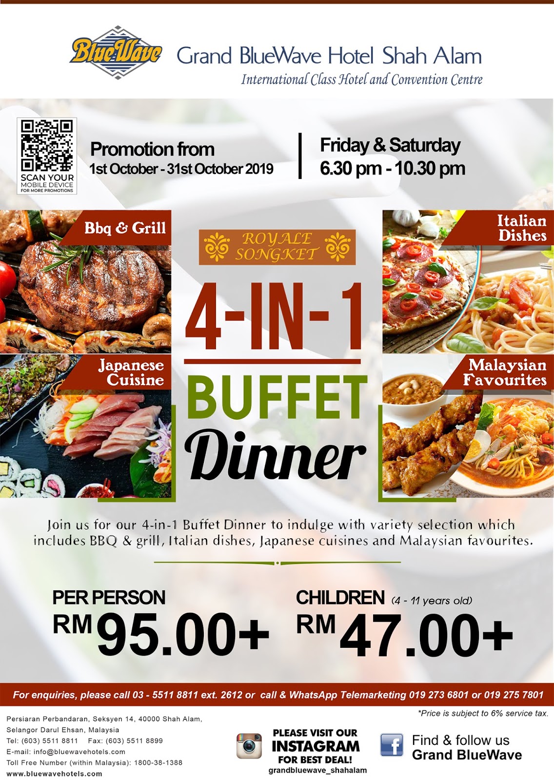 CikLilyPutih The Lifestyle Blogger: 4-IN-1 BUFFET DINNER Di Restoran ...