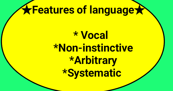 Features of Language / Aspects / Properties of Language | Try.Fulfil