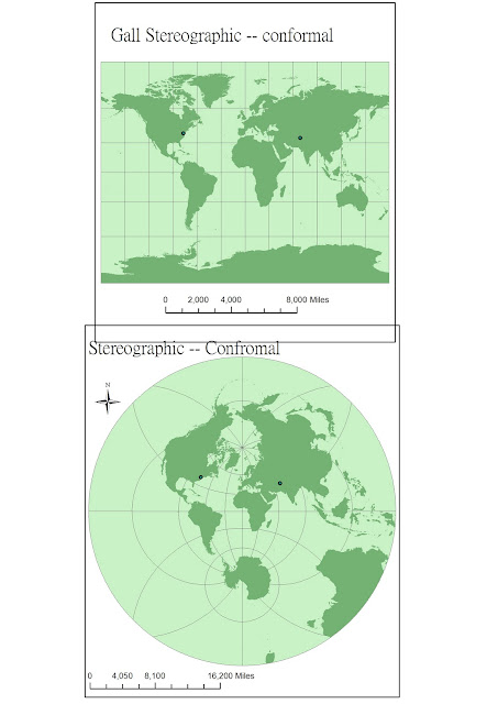 GIS Lab: Lab 5 Map Projection