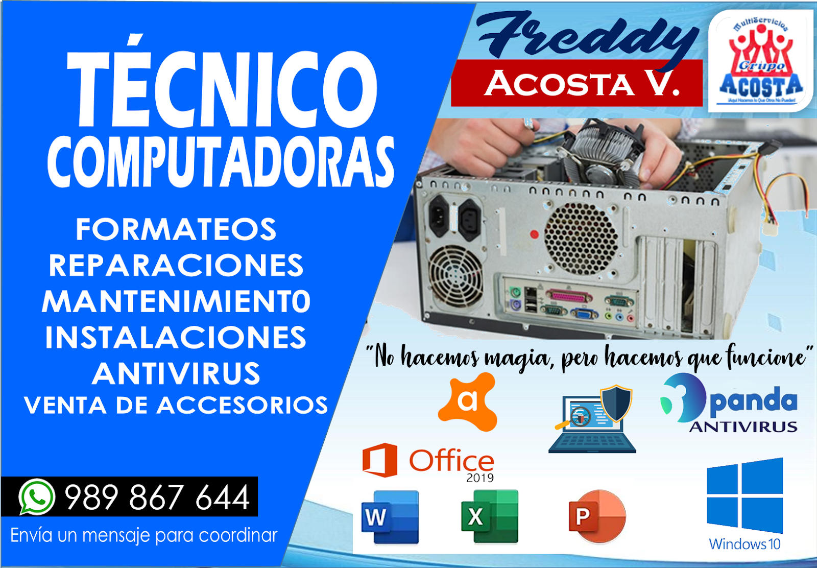 SERVICIO TÉCNICO DE COMPUTADORAS SERVICIO TÉCNICO DE COMPUTADORAS