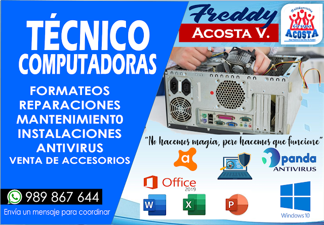 SERVICIO TÉCNICO DE COMPUTADORAS