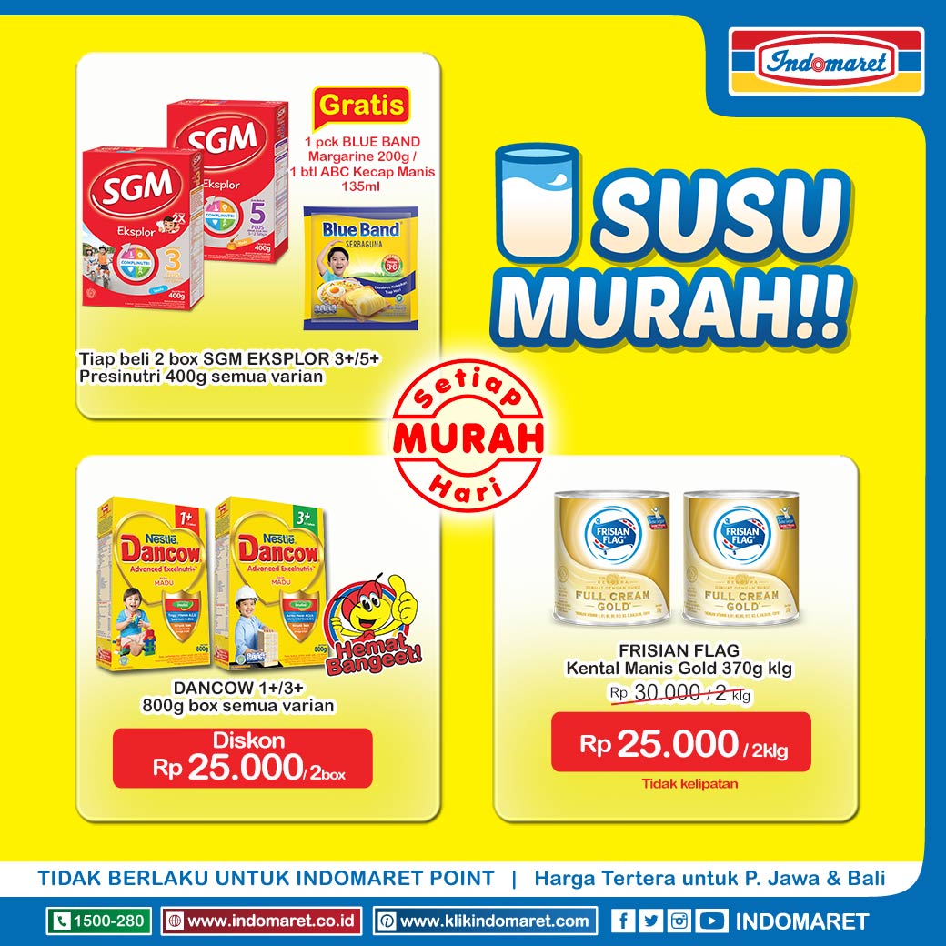 Promo Susu Murah Indomaret 26 Februari - 3 Maret 2020