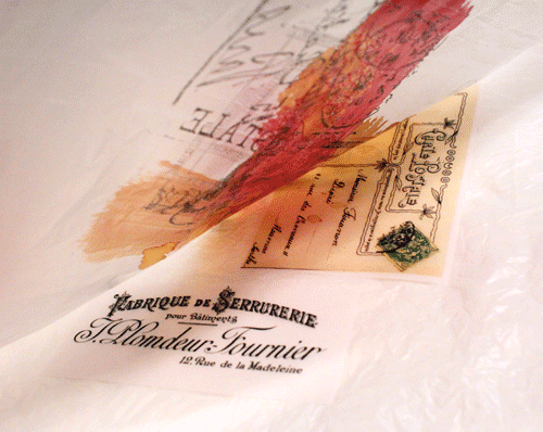 Something Created Everyday: Fused Bag Art