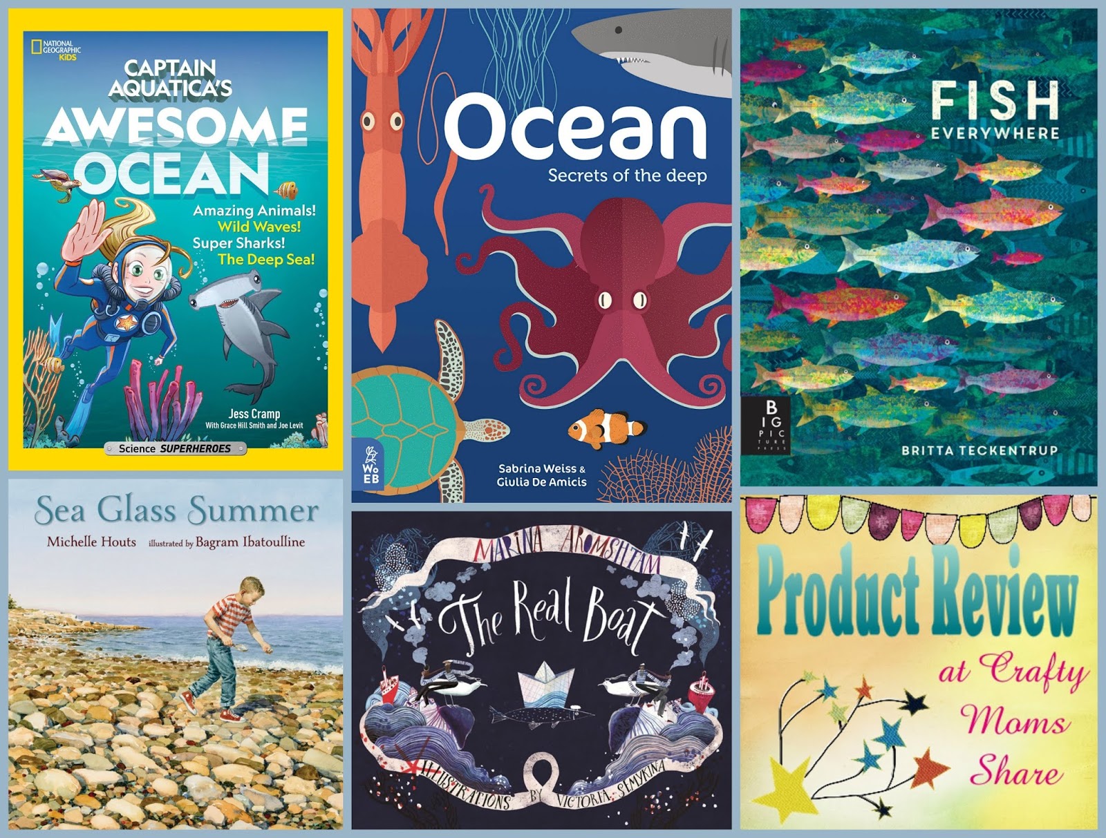 Crafty Moms Share: Ocean & Beach Books Perfect for Summer!