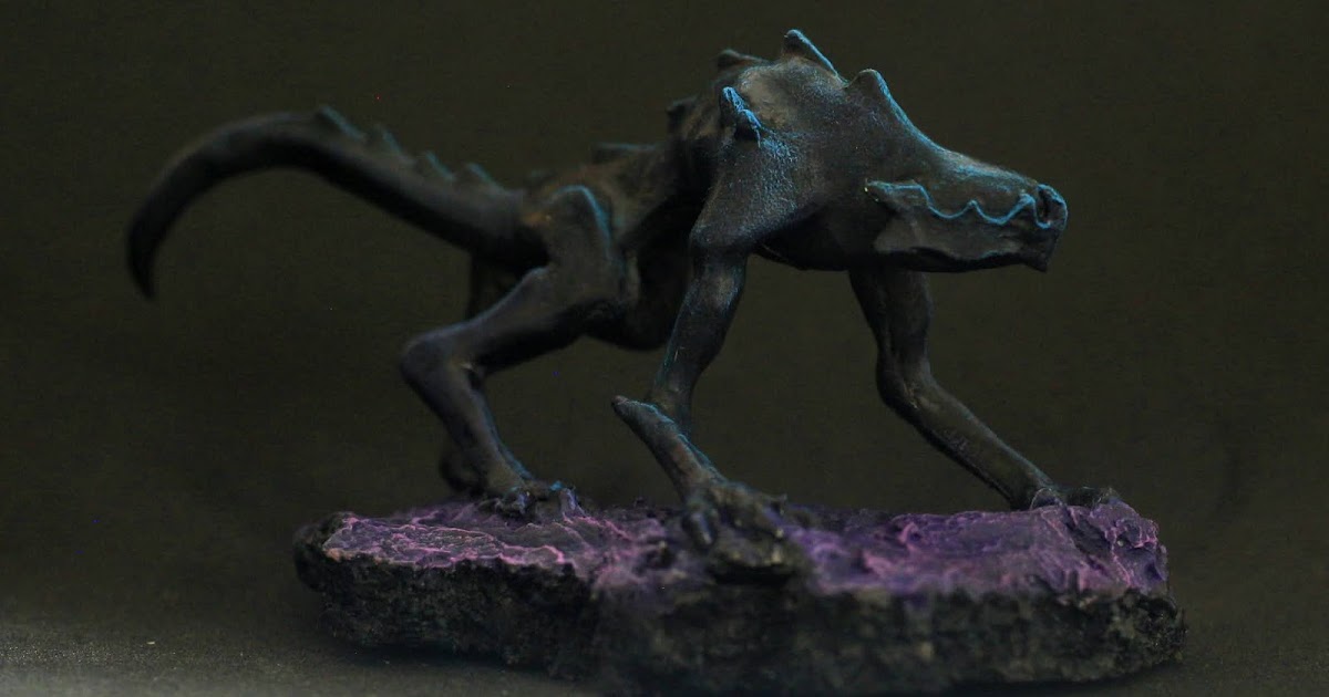 PM Painting: Shade Beast, Darkreach Monster