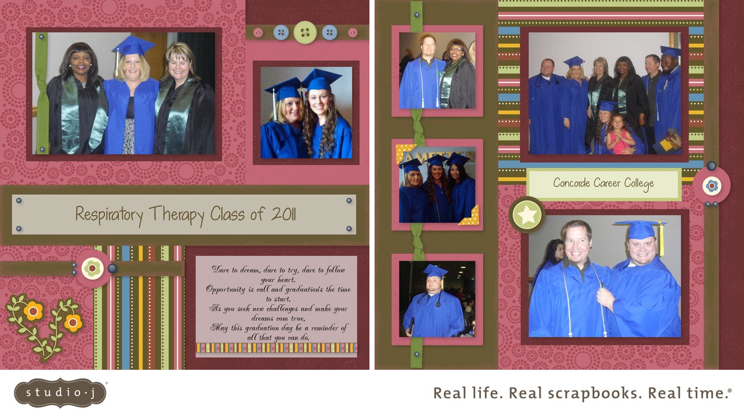 JewelzScrapn: My Graduation Layout Using Studio J