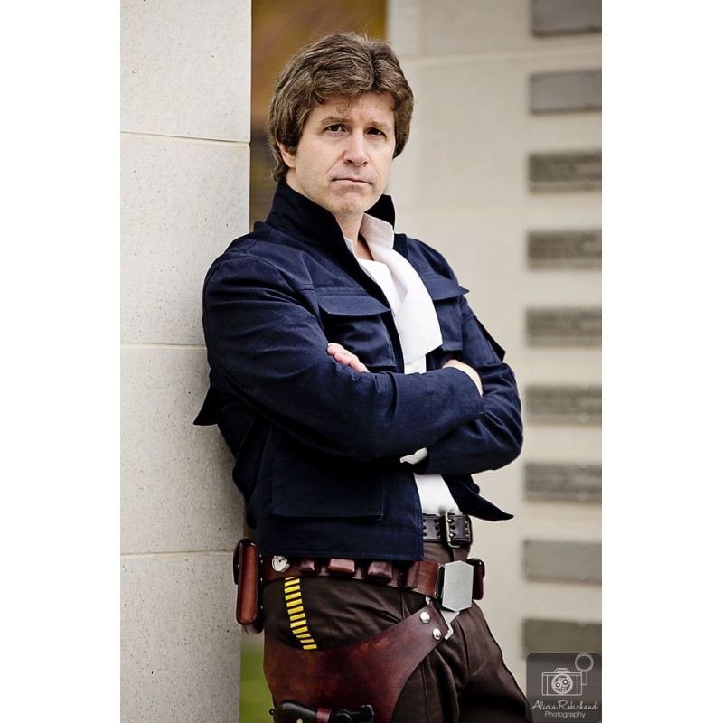 Leather Jackets: STAR WARS EMPIRE STRIKES BACK HAN SOLO JACKET COSTUME