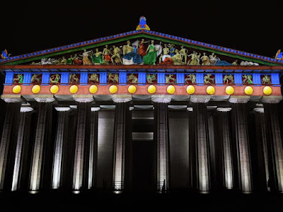 ANTINOUS THE GAY GOD: NASHVILLE PARTHENON IN TRUE COLORS THANKS TO ...