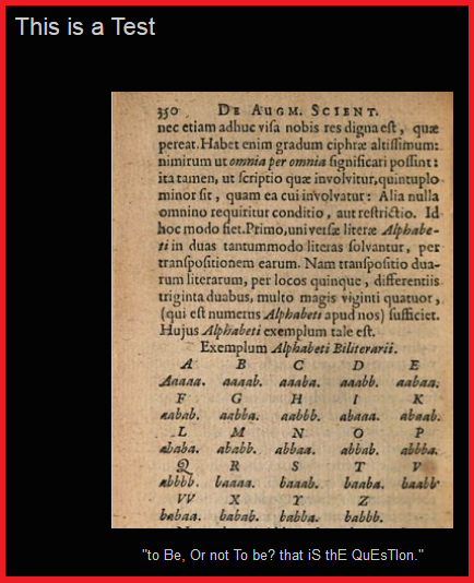 Gematria Research: "History of Ciphers" (part 2) - The Baconian Ciphers