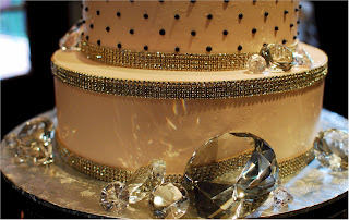 Cup a Dee Cakes Blog: Super Bling Diamond Wedding Cake