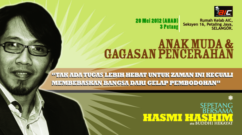 Jiwa Merdeka: Sembang Pencerahan bersama Hasmi Hashim anjuran AIC