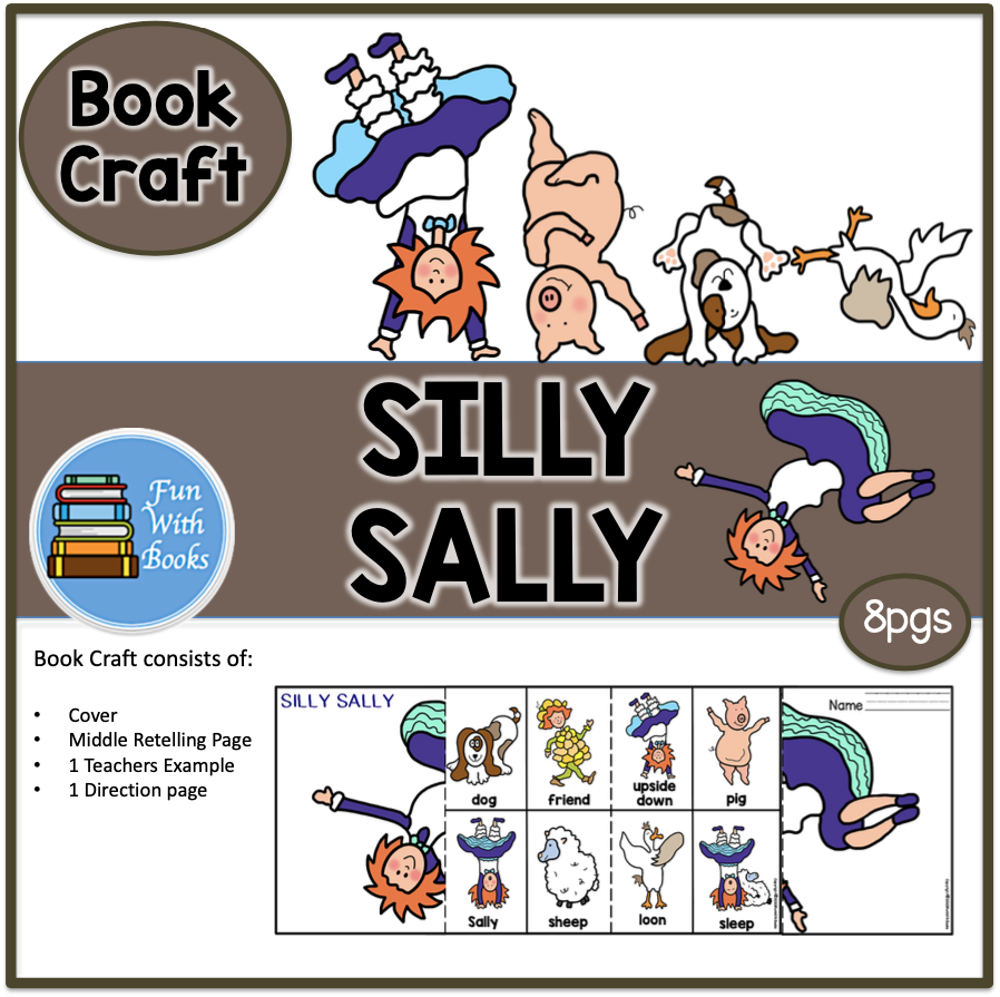 SILLY SALLY BOOK CRAFT ~ Book Units by Lynn
