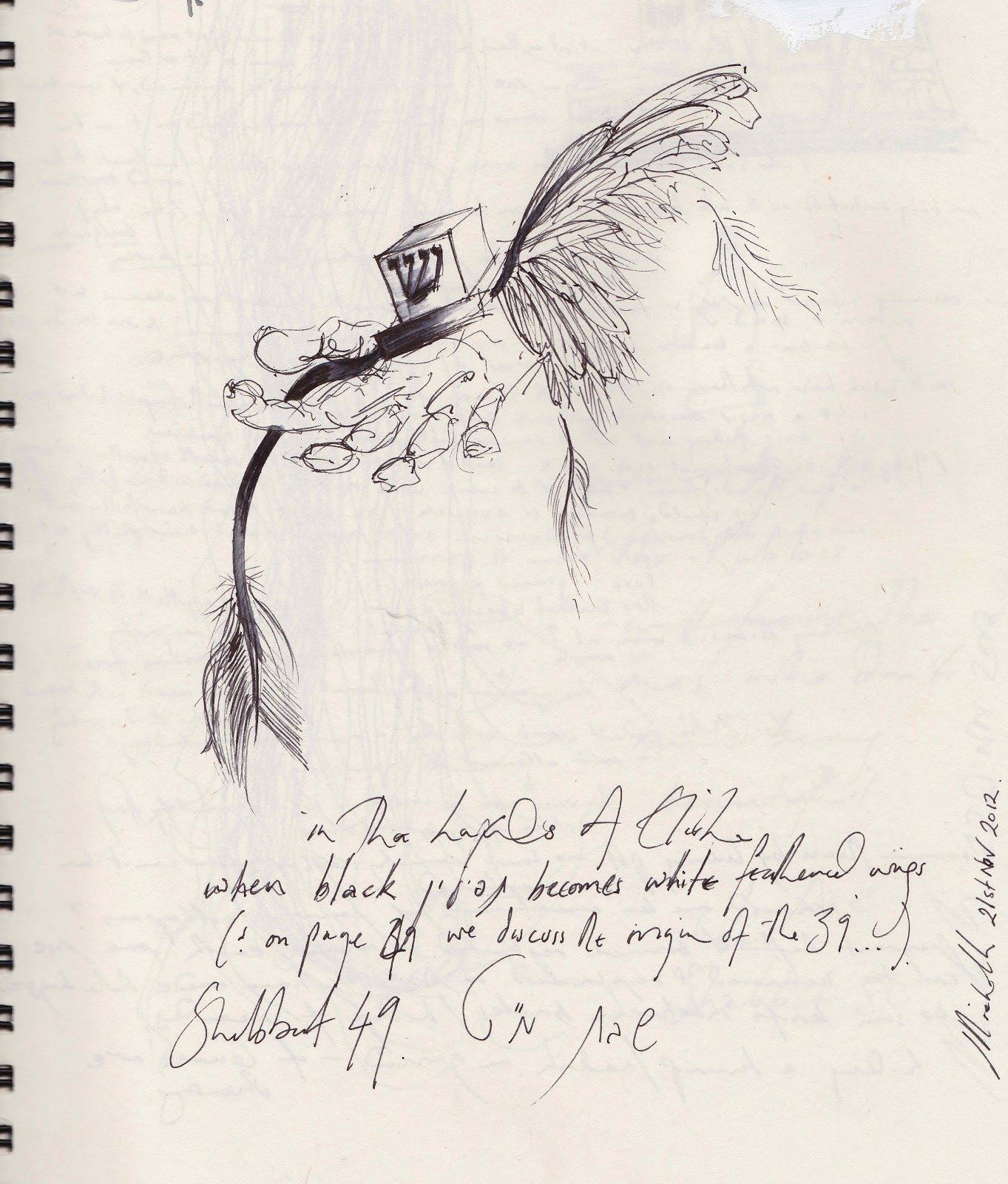 draw yomi: drawing the talmud, a page a day: November 2012