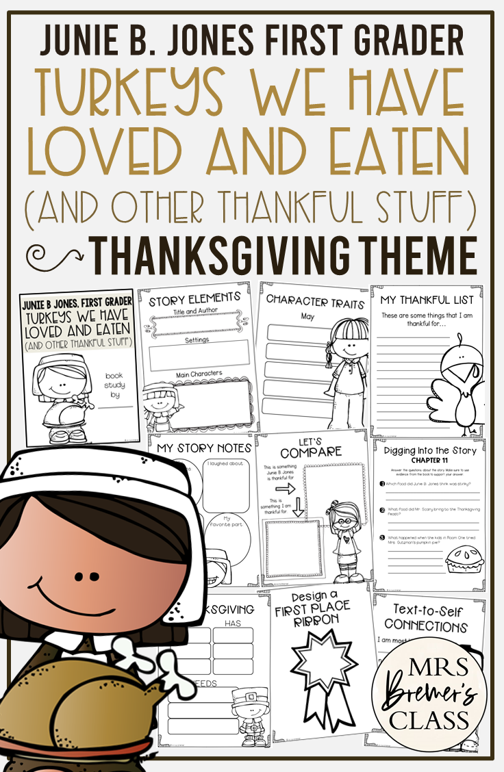 Junie B Jones Turkeys We Have Loved and Eaten (and other Thankful Stuff ...