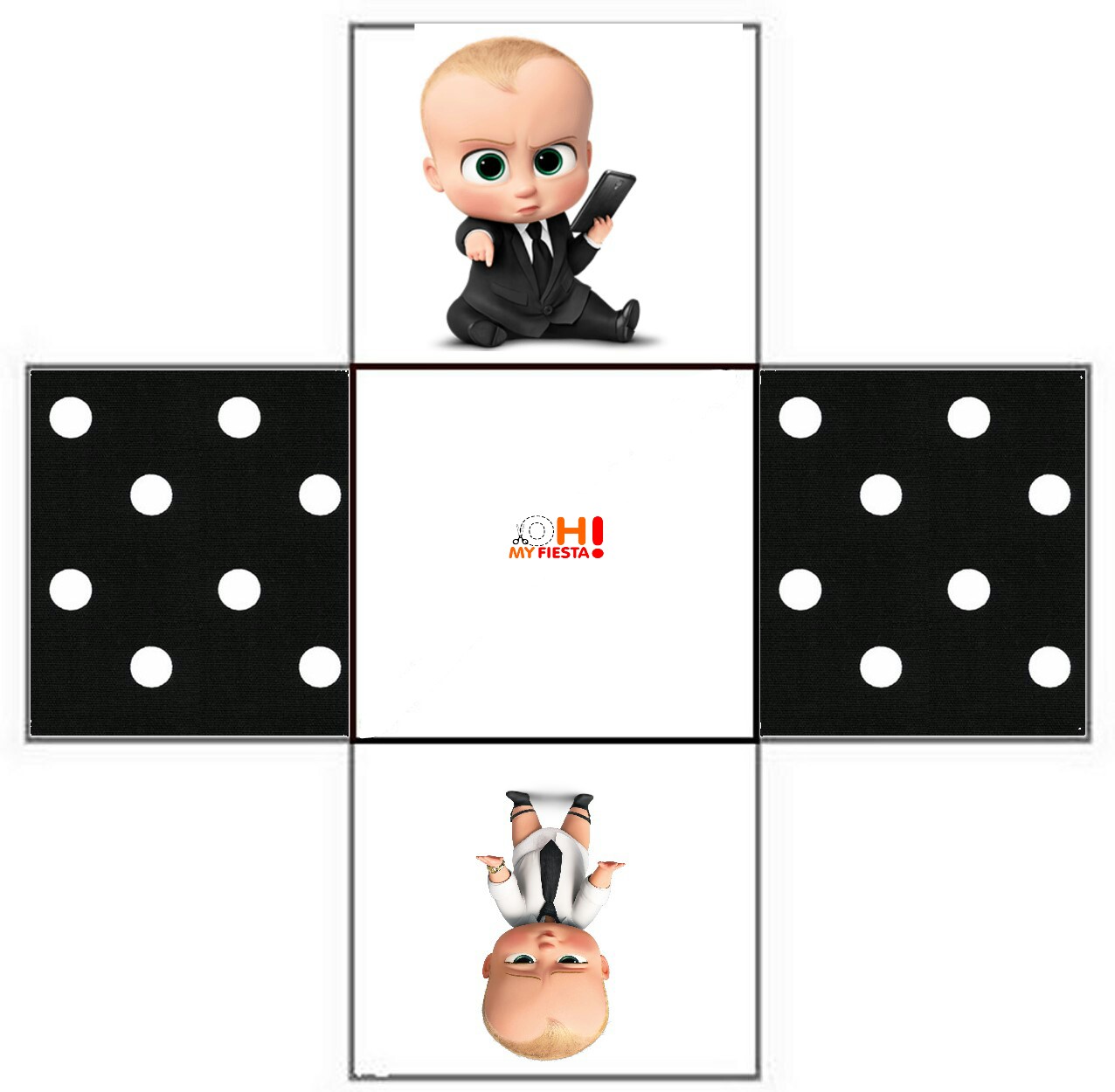 The Boss Baby Party Free Printable Boxes. - Oh My Baby!