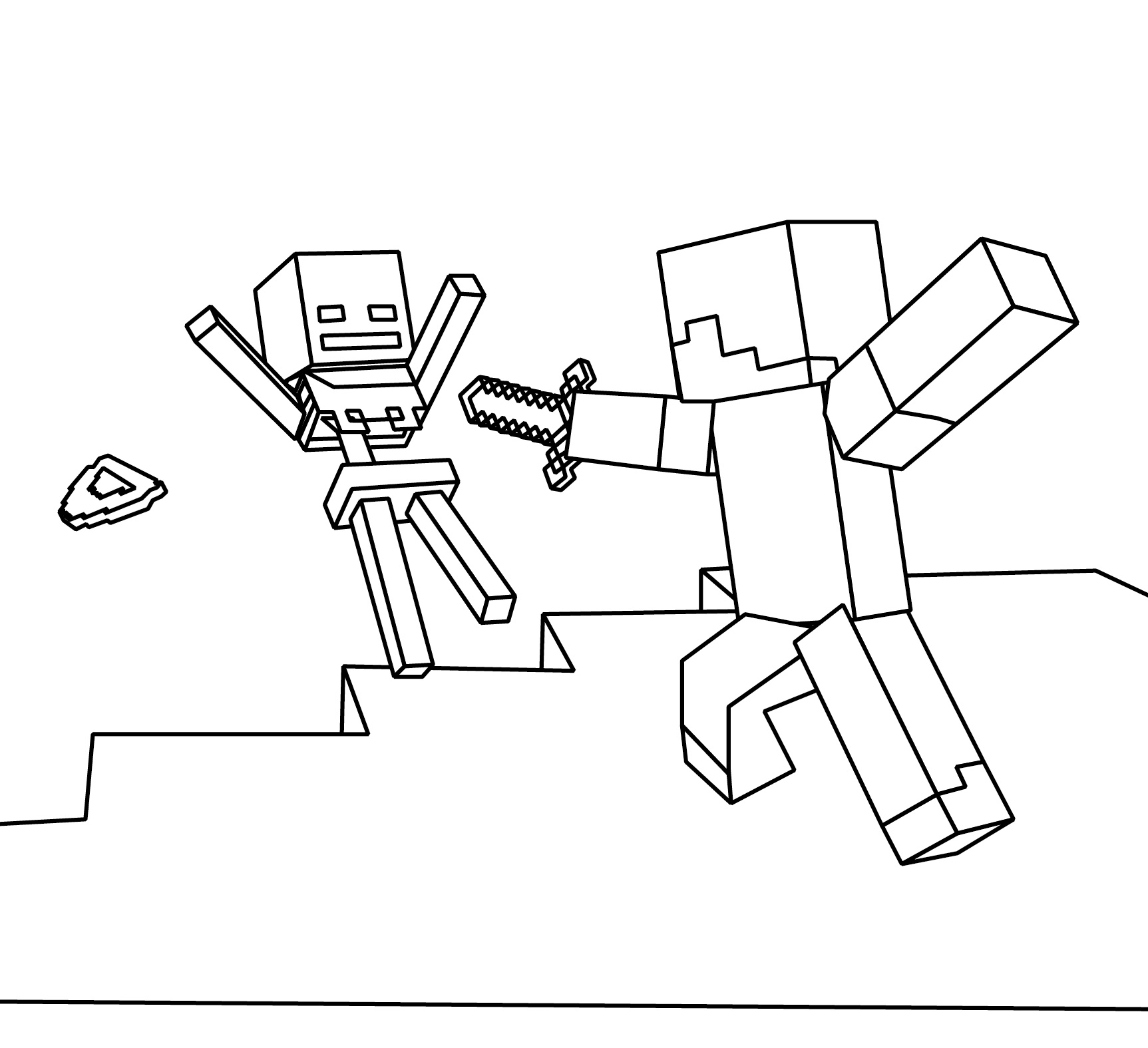 +24 Minecraft Coloring Pages That You Can Print