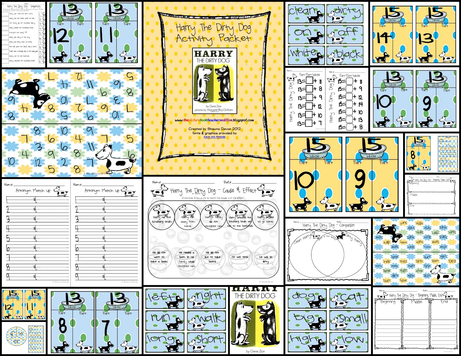 Harry The Dirty Dog by Gene Zion - Teaching Ideas | The Picture Book ...